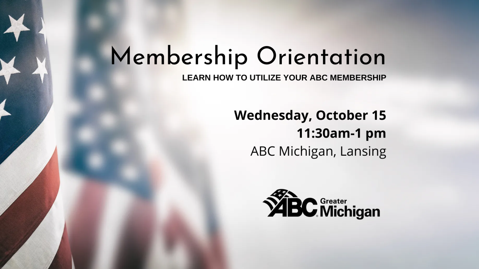 Membership Orientation | ABC Greater MI Chapter